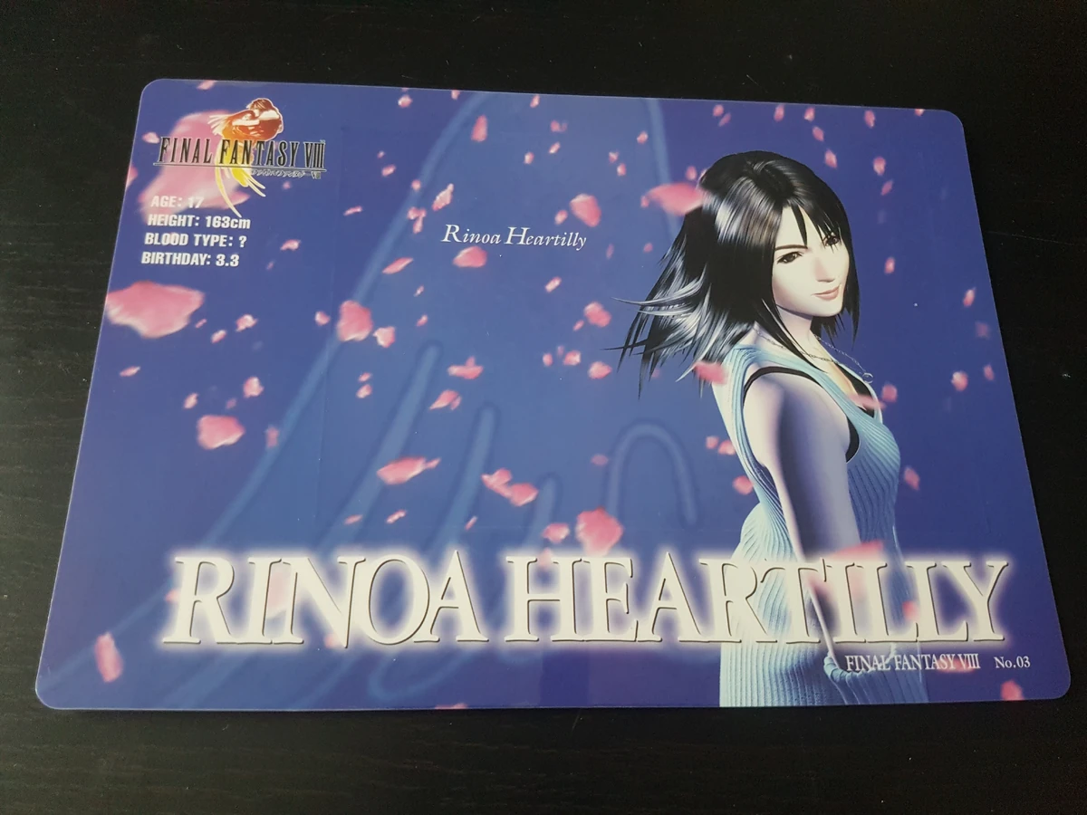 Final Fantasy VIII E-Graphics Cards No. 3 Rinoa | Final Fantasy ...