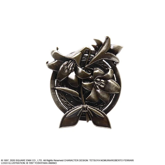 Final Fantasy VII Remake Lottery Pin Badge Aerith Flowers | Final ...