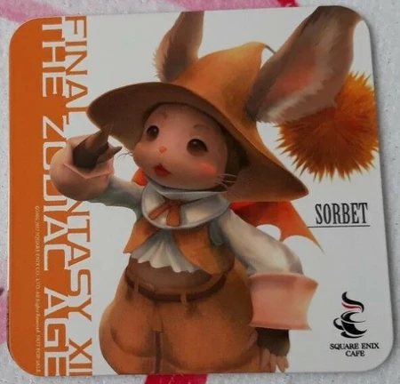 Square Enix Cafe Final Fantasy XII: The Zodiac Age Coasters Sorbet ...
