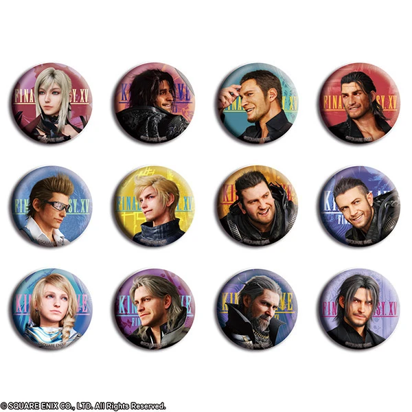 Final Fantasy XV Square Enix Cafe Pin Badge Collection Vol. 3 | Final ...