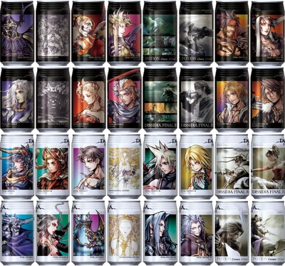 Final Fantasy Dissidia Potion Cans | Final Fantasy Merchandise Wiki ...