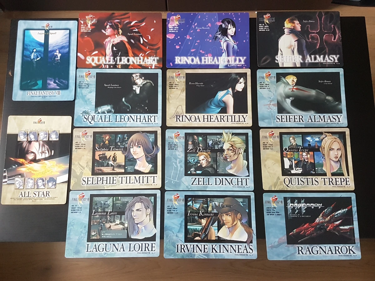 Final Fantasy VIII E-Graphics Cards | Final Fantasy Merchandise Wiki ...