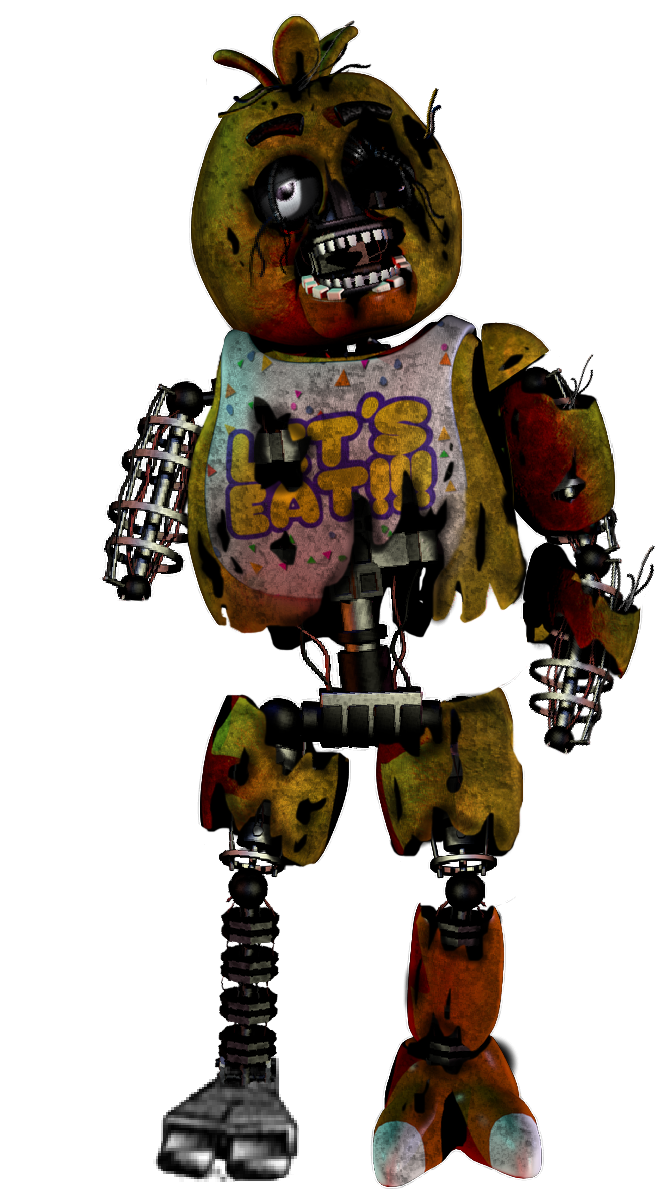 Tattered Chica | FNAF 6 Pizzeria Simulator Wiki | Fandom