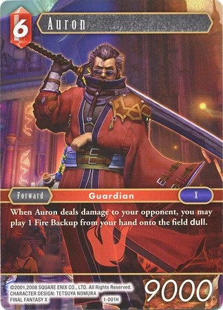 1-001H Auron | Final Fantasy TCG Wiki | Fandom