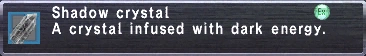 Shadow Crystal | FFXIclopedia | Fandom