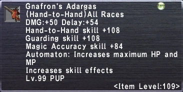 Gnafron's Adargas | FFXIclopedia | Fandom