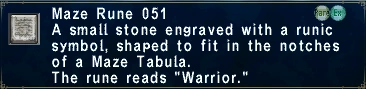 Maze Rune 051 | FFXIclopedia | Fandom