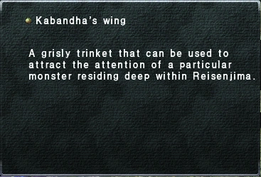 Kabandha's Wing | FFXIclopedia | Fandom