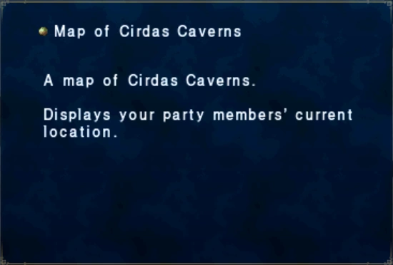 Map of Cirdas Caverns | FFXIclopedia | Fandom