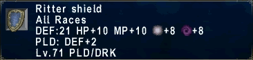 Ritter Shield | FFXIclopedia | Fandom