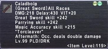 Caladbolg (119) | FFXIclopedia | Fandom