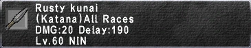 Rusty Kunai | FFXIclopedia | Fandom