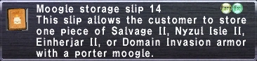 Storage Slip 14 | FFXIclopedia | Fandom