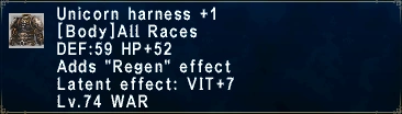 Unicorn Harness +1 | FFXIclopedia | Fandom