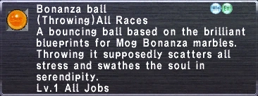 Bonanza Ball | FFXIclopedia | Fandom