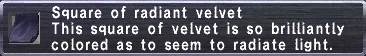 Radiant Velvet | FFXIclopedia | Fandom