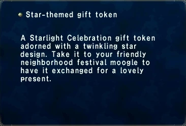 Star-Themed Gift Token | FFXIclopedia | Fandom