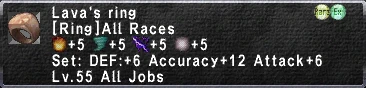 Lava's Ring | FFXIclopedia | Fandom