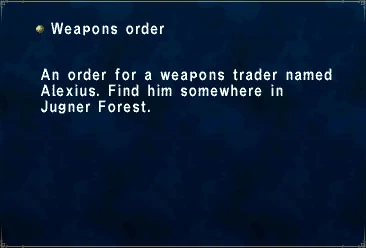 Weapons Order | FFXIclopedia | Fandom