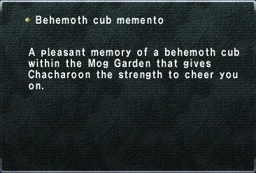 Behemoth cub memento | FFXIclopedia | Fandom