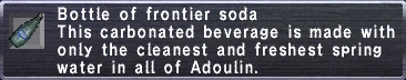 Frontier Soda | FFXIclopedia | Fandom