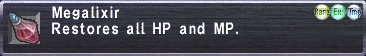 Megalixir | FFXIclopedia | Fandom