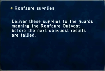 Ronfaure Supplies | FFXIclopedia | Fandom