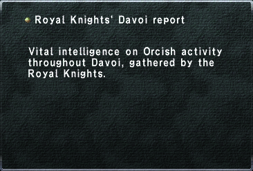 Royal Knights' Davoi Report | FFXIclopedia | Fandom