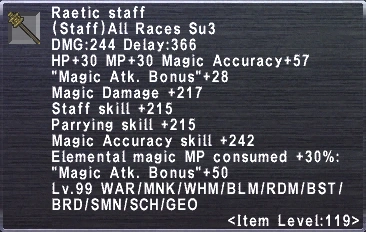 Raetic Staff | FFXIclopedia | Fandom