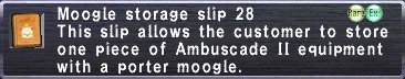 Storage Slip 28 | FFXIclopedia | Fandom