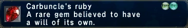 Carbuncle's Ruby | FFXIclopedia | Fandom