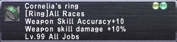 Cornelia's Ring | FFXIclopedia | Fandom