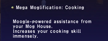 Mega Moglification: Cooking | FFXIclopedia | Fandom