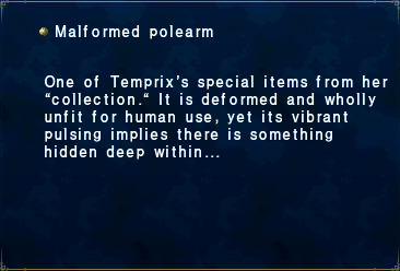 Malformed polearm | FFXIclopedia | Fandom