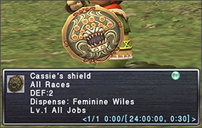 Cassie's Shield | FFXIclopedia | Fandom