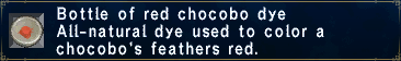 Red Chocobo Dye | FFXIclopedia | Fandom