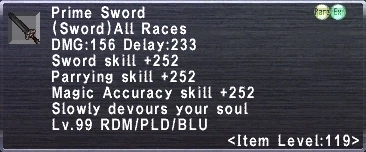Prime Sword | FFXIclopedia | Fandom