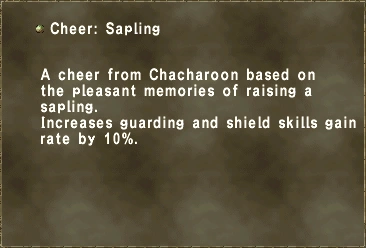 Cheer: Sapling | FFXIclopedia | Fandom