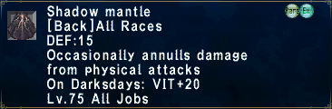 Shadow Mantle | FFXIclopedia | Fandom