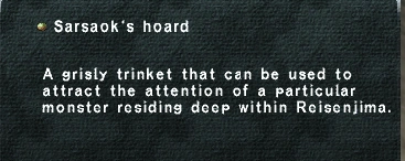 Sarsaok's hoard | FFXIclopedia | Fandom