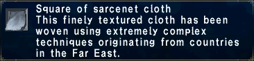 Sarcenet Cloth | FFXIclopedia | Fandom