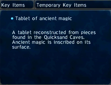 Tablet of Ancient Magic | FFXIclopedia | Fandom