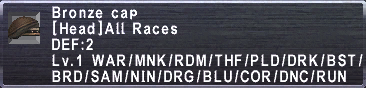 Bronze Cap | FFXIclopedia | Fandom