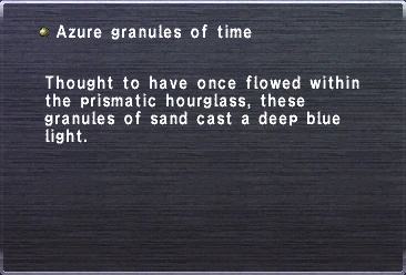 Azure granules of time | FFXIclopedia | Fandom