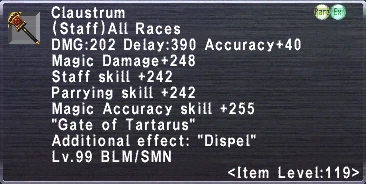 Claustrum (119) | FFXIclopedia | Fandom