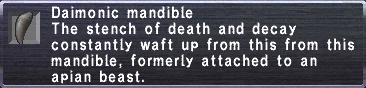 Daimonic Mandible | FFXIclopedia | Fandom