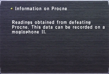 Information on Procne | FFXIclopedia | Fandom