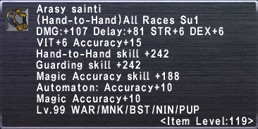 Arasy Sainti | FFXIclopedia | Fandom