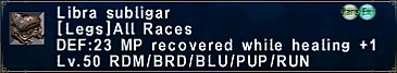 Libra Subligar | FFXIclopedia | Fandom