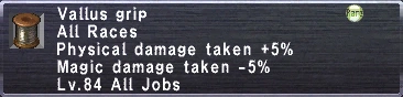 Vallus Grip | FFXIclopedia | Fandom